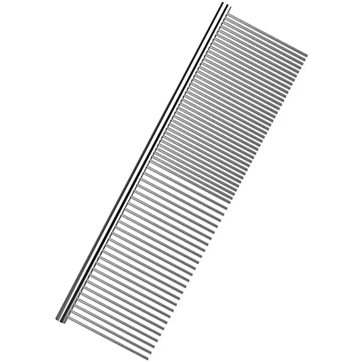 Pet Comb Stainless Steel Pet Grooming Comb For Dogs And Cats Removes ...