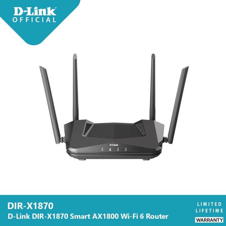 D-Link DIR-X1870 AX1800 Dual Band Wi-Fi 6 Router เร้าเตอร์ WiFi 6 ...