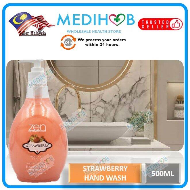 Zen Garden Handwash (500ml) STRAWBERRY | Lazada