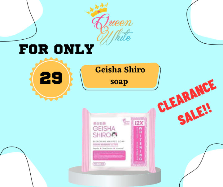 Queen White Geisha Shiro Soap | Lazada PH