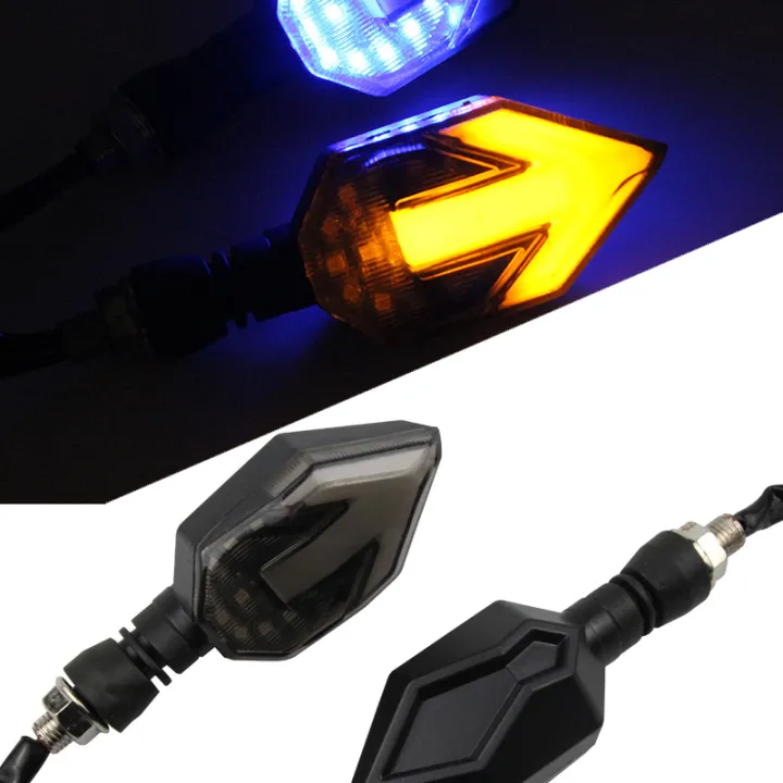 Universal Motorcycle Turn Signal Light Arrow Turn Signal Daytime ...