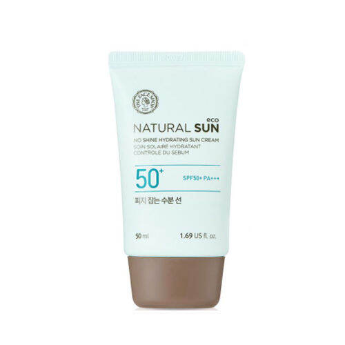 [THE FACE SHOP] Natural Sun Eco No Shine Hydrating Sun Cream SPF50+ PA ...