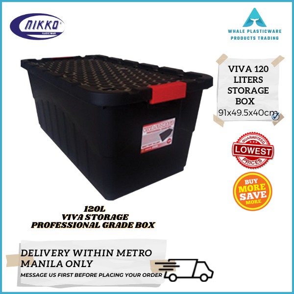 Nikko Viva Storage box 120 Liters Professional Grade box | Lazada PH