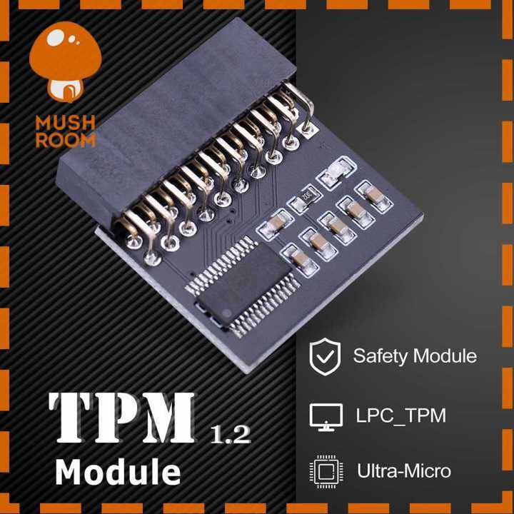โมดูลการเข้ารหัส TPM1.2โมดูลการรักษาความปลอดภัยการเข้ารหัสลับขนาดเล็ก LPC 20พินโมดูลการเข้ารหัส ...