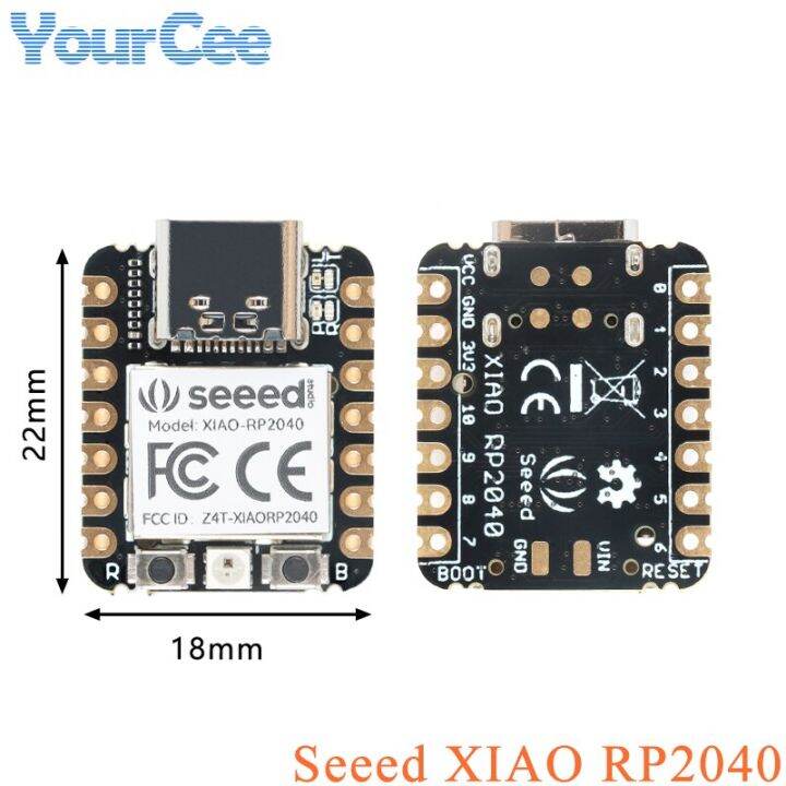 Seeed Xiao Rp2040 Raspberry Pi โมดูลบอร์ดพัฒนาสำหรับ Arduino
