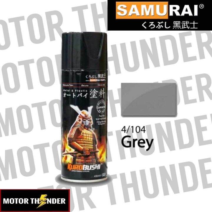 4/104 GREY SAMURAI PAINT 400ML MALAYSIA 400ml | Lazada PH