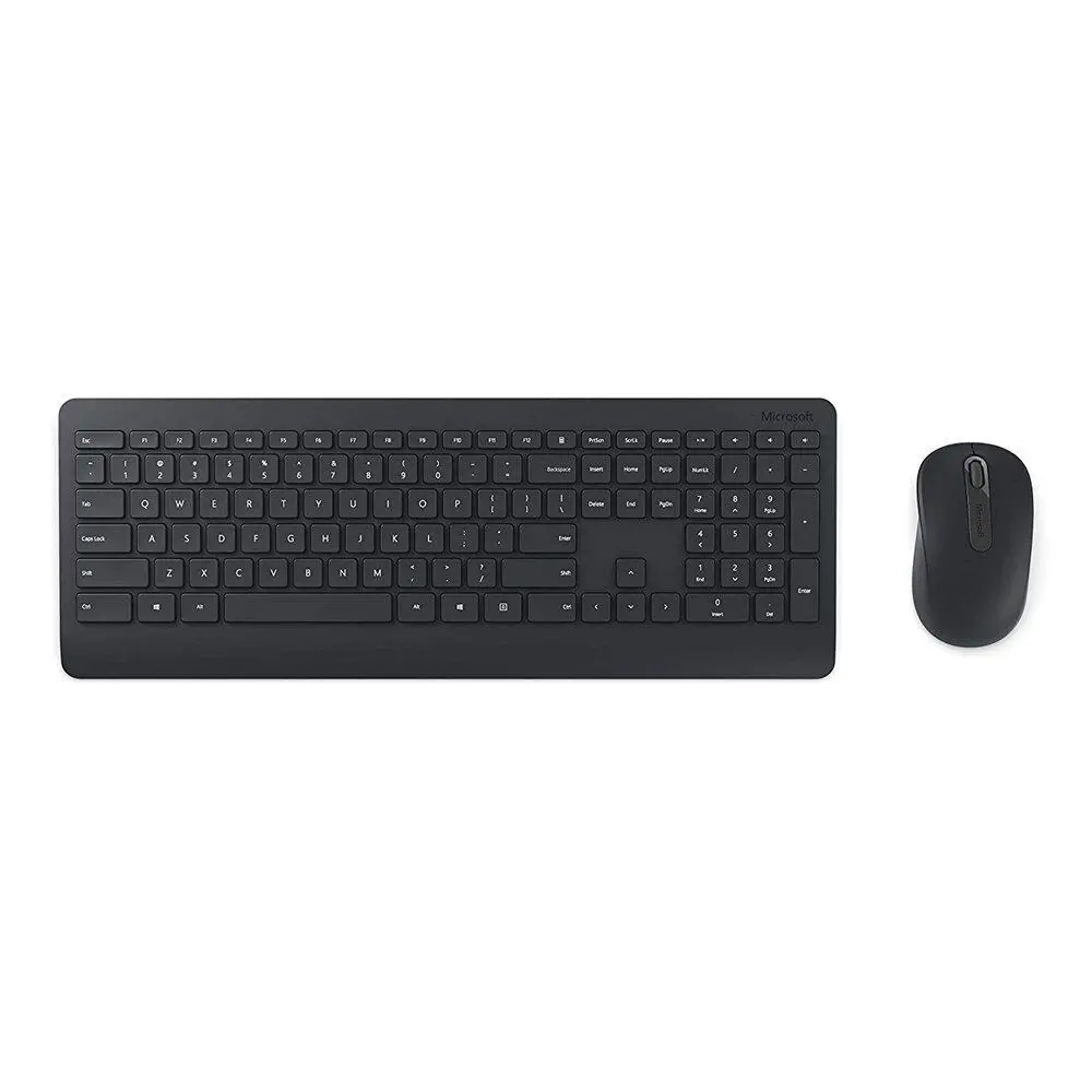 JIB KEYBOARD & MOUSE MICROSOFT WIRELESS DESKTOP 900 MCS-PT3-00026 ดำ ...