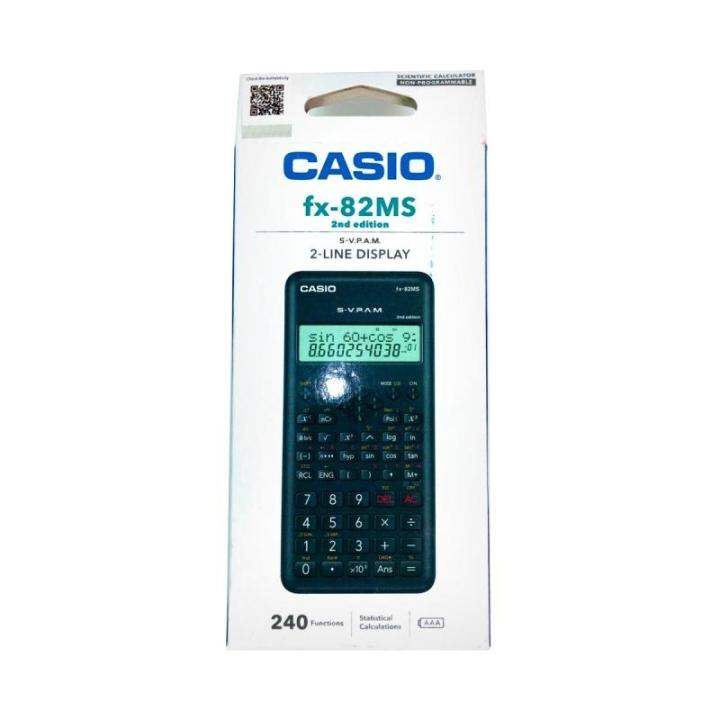 CASIO FX82 MS - Kalkulator Scientific / Ilmiah Sekolah FX82MS | Lazada ...