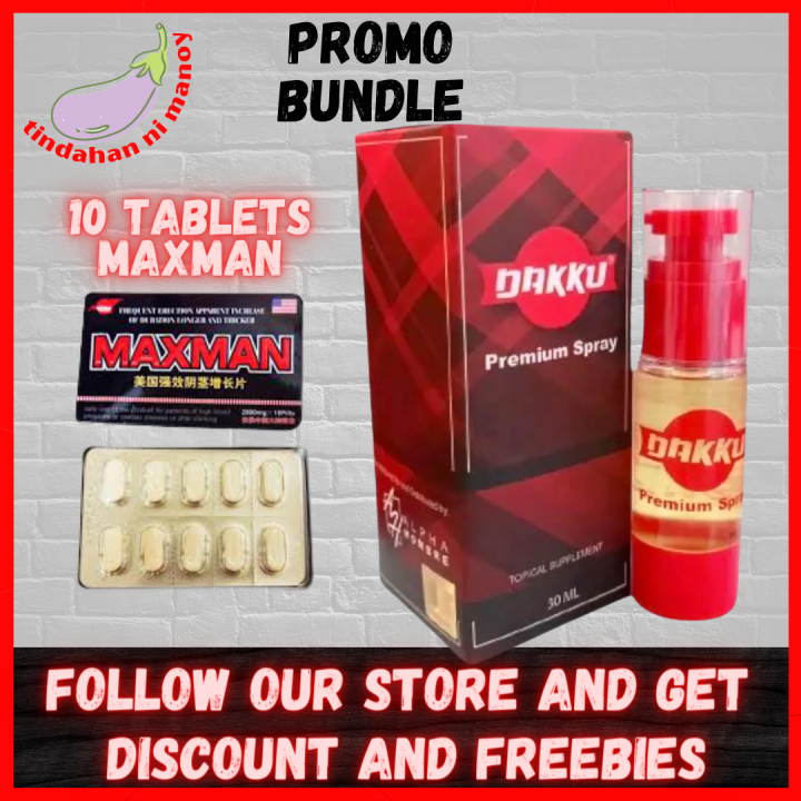 Tndahan ni Manoy Authentic DAKKU Premium Spray penis enlarger, penis gel male organ enlarger ...