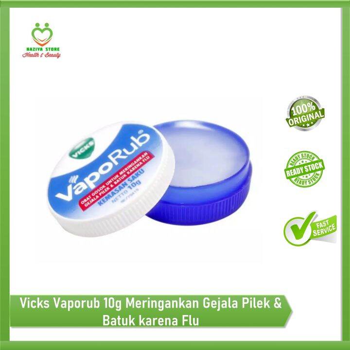 Vicks Vaporub Viks 10 gr Obat Gosok Melegakan Pilek Dan Hidung ...