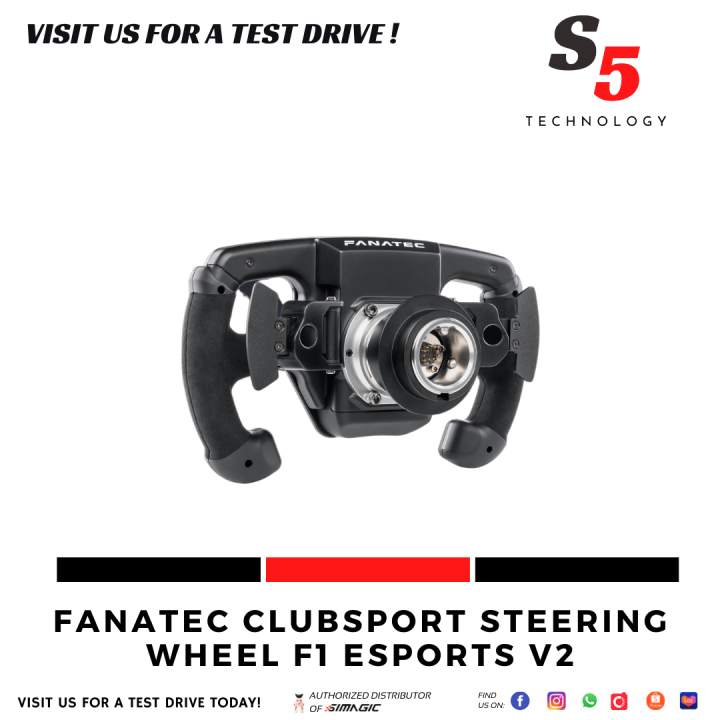 FANATEC Clubsport Steering Wheel F1 Esports V2 / simracing / sim racing ...