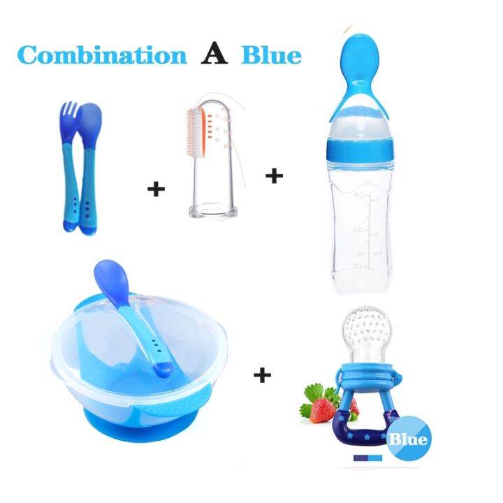 Special Package Baby Rice Paste Feeder Finger Fruit Pacifier Toothbrush ...