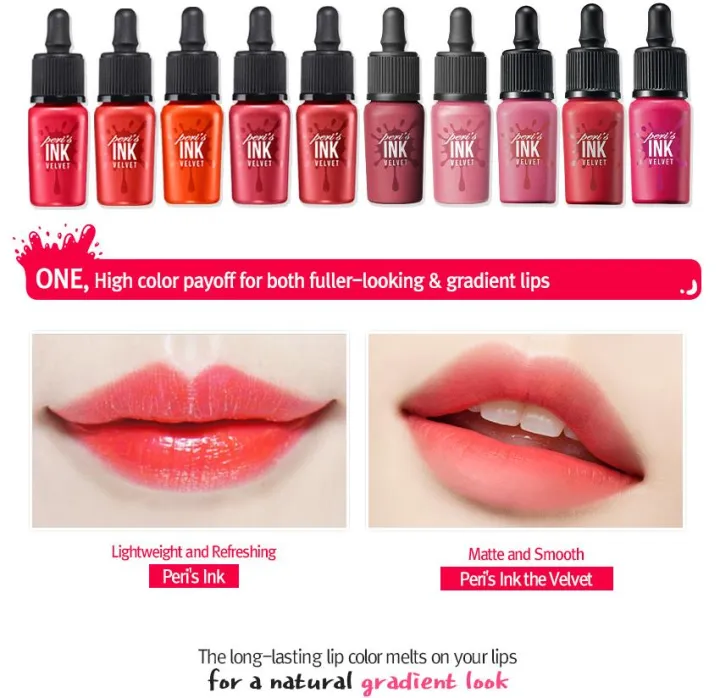 SHINE STAR - [READY JKT] Peripera Ink Velvet Lipstik Korea - Lipstick ...