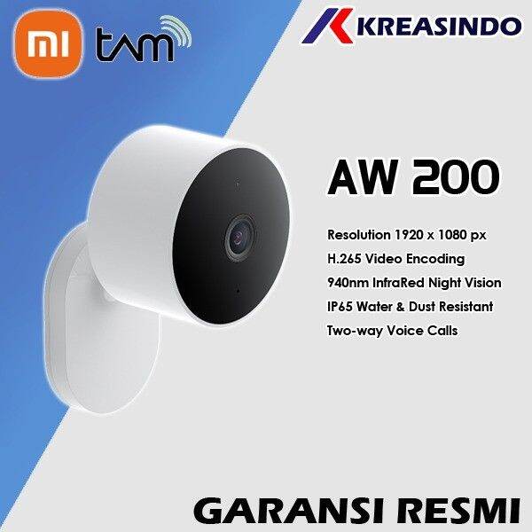 IP Camera XIAOMI MI AW200 / AW 200 Ipcam Outdoor Cctv Wifi Resmi ...