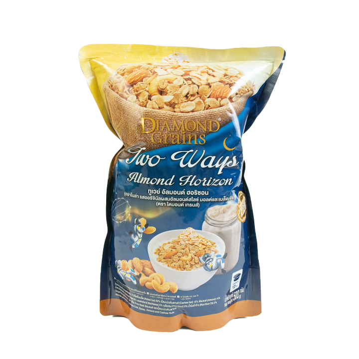 Diamond Grains Two Ways Almond Horizon Granola ไดมอนด์ เกรนส ซีเรียล กราโนล่า ทูเวย์ ผสมอัลมอนด์ ...
