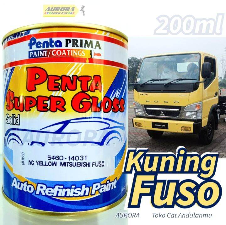 Cat Kuning Trek Penta Super Gloss Yellow Mitsubishi Fuso Truck Truk ...