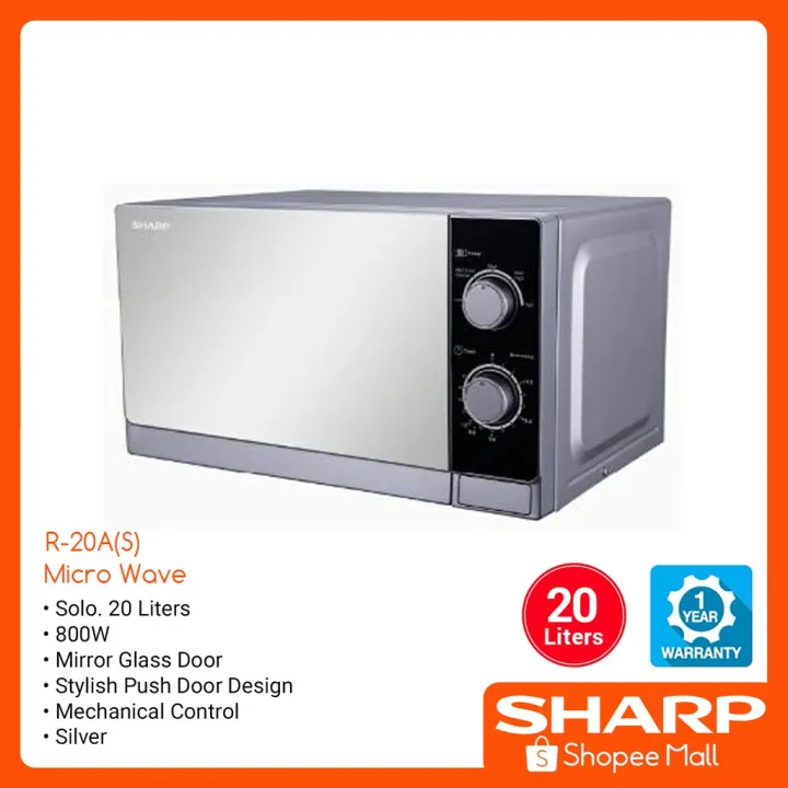 Sharp Solo Microwave Oven R-20A(S) 20 Liters | Lazada PH