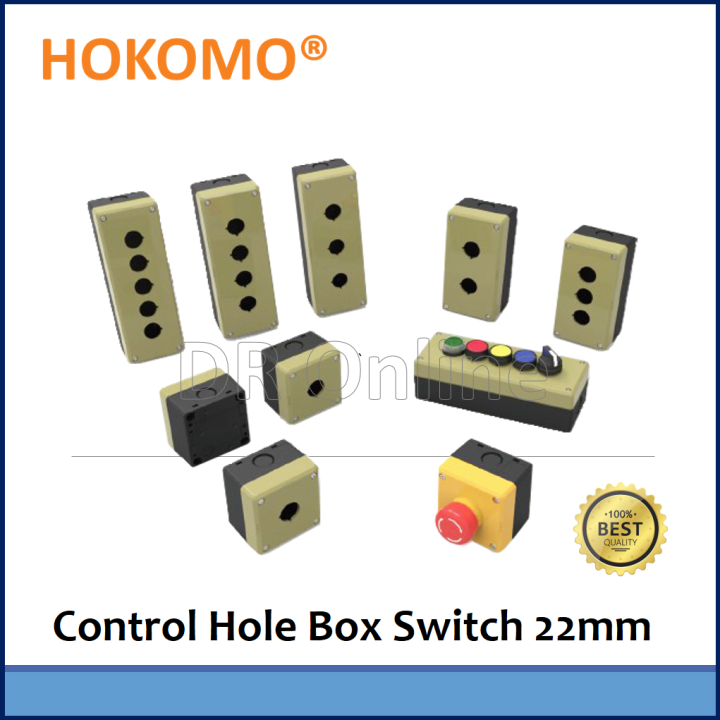 Hokomo Hole Box Push Button Switch Control Station BOx 1Hole Box 2 Hole ...