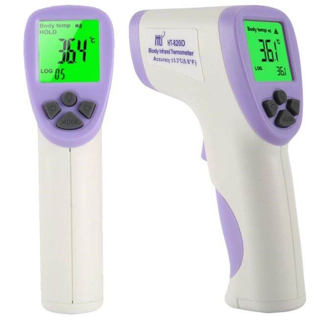 Non-Contact Thermal Scanner Thermometer Infrared Digital Thermometer ...