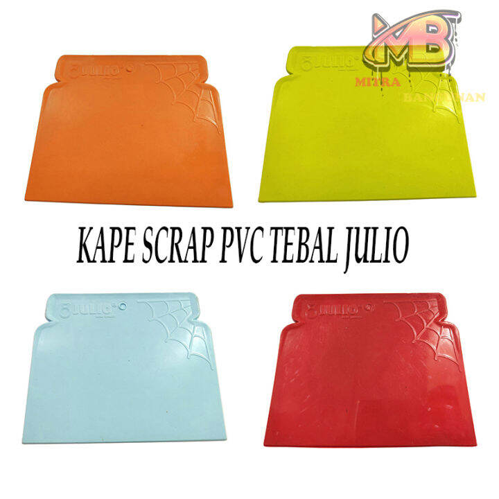 MB - Kape Plastik PVC Julio Scraper Plastik Ukuran 5" 7" 9" Finishing ...