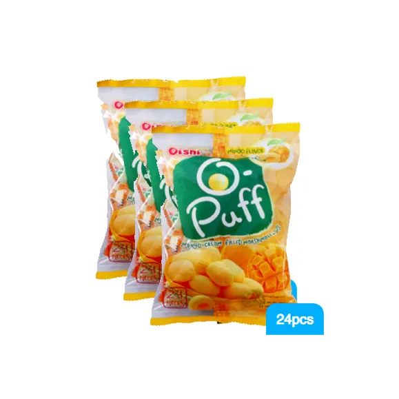 O-Puff Mango Cream Filled Marshmallows 24pcs 3 packs | Lazada PH