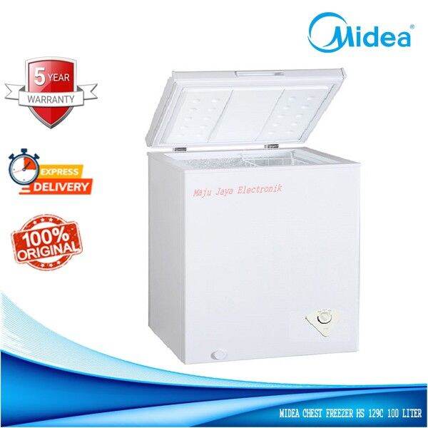 Chest Freezer MIDEA HS 131 CNK 100 Liter Cooler BOX | Lazada Indonesia
