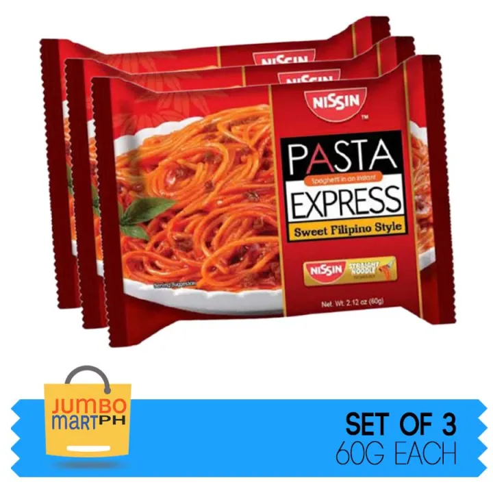 NISSIN PASTA EXPRESS SPAGHETTI 60G / SET OF 3 | Lazada PH