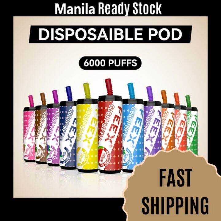 【Legit】6000 Puffs Disposable Vape GRANTE Chargeable Disposable Pods ...