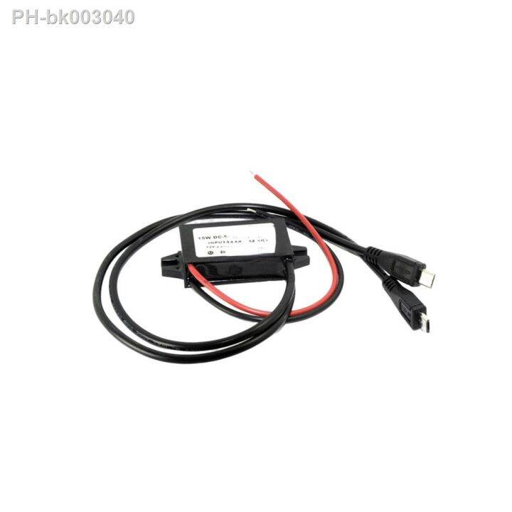 Universal Car 12V to 5V Voltage Converter Vehicle 3A Stepdown Module ...