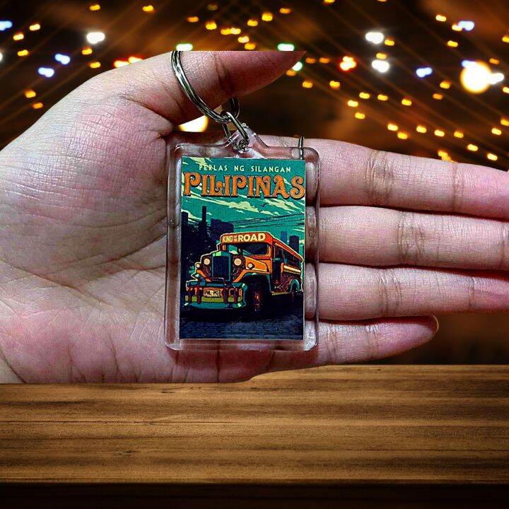 Philippines Tourist Spot Design Rubber Ref Magnet Souvenir (Jeepney ...
