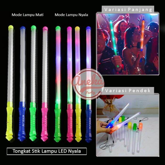 Stick LED konser / Tongkat Stik Lampu Nyala / Light Stick Konser Lampu ...