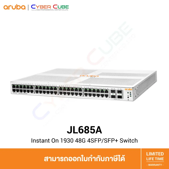 Aruba ( JL685A ) Instant On 1930 48G 4SFP/SFP+ Switch (สวิตซ์) | Lazada ...