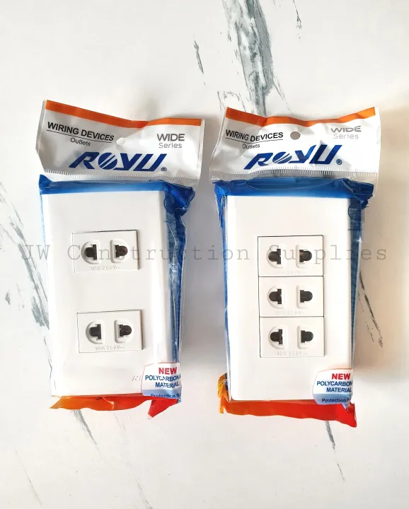 ROYU Outlet Wide Series (2 Gang, 3 Gang) | Lazada PH