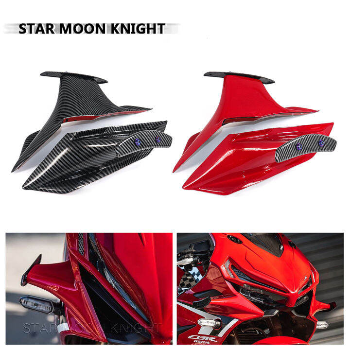 CBR650 F Airing Winglets อากาศพลศาสตร์ปีกสำหรับฮอนด้า CBR650R รถ ...