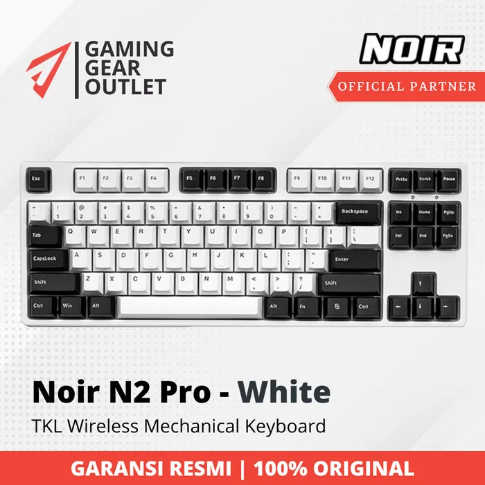 NOIR N2 Pro White - TKL Wireless Mechanical Keyboard | Lazada Indonesia