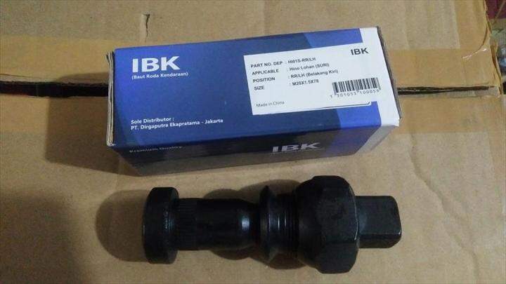 Baut Roda Hub Bolt Truk Hino Lohan Jumbo Suri Belakang Kiri IBK ...