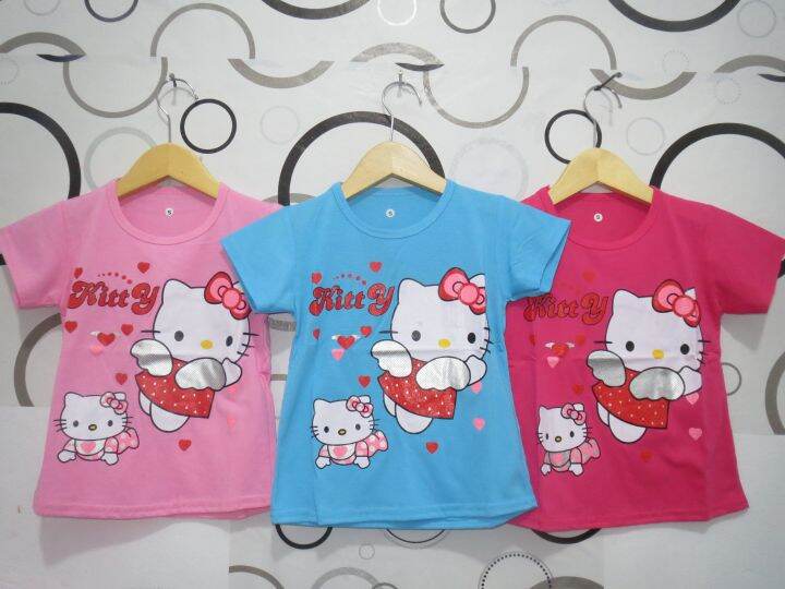 KAOS ANAK PEREMPUAN HELLOKITTY 2 | Lazada Indonesia
