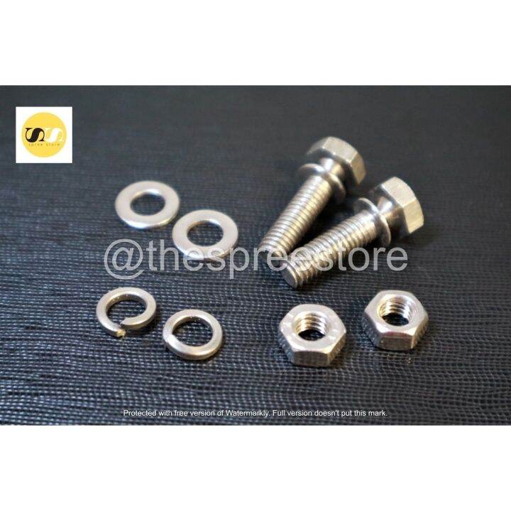 License Plate Nut and Bolt Anti-Theft Security Screw for Number | Lazada PH