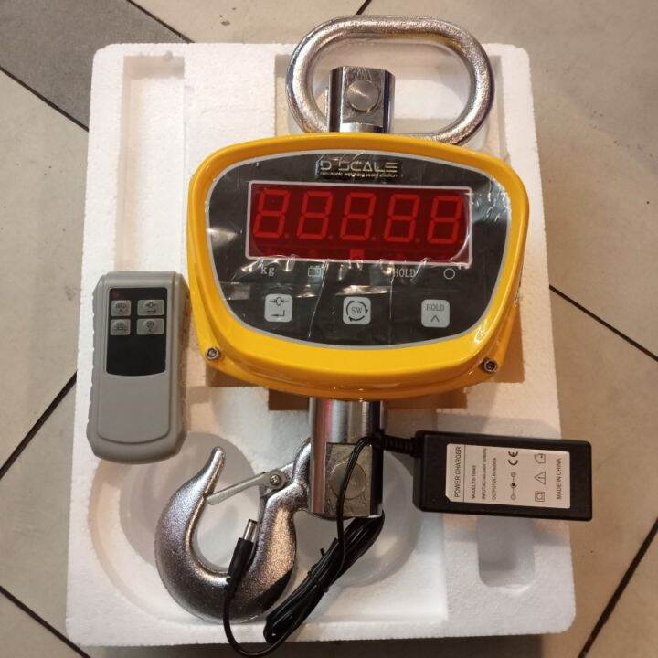 TIMBANGAN GANTUNG D-SCALE CRANE SCALE GGE PRO CAP 1TON/1000KG | Lazada ...