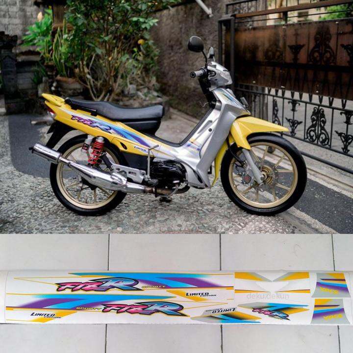 Striping Fizr Striping f1zr Le Kuning Silver Bisa vernis stiker sudah ...
