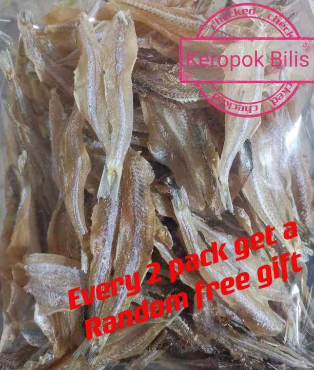 (Ready Stock) 500g Keropok Bilis Original Sabah Gred A | Lazada