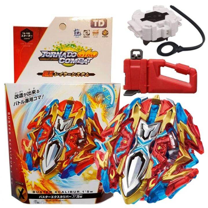 Beyblade TD Buster XCalibur Starter Cho-Z Layer System Gyroscope ...