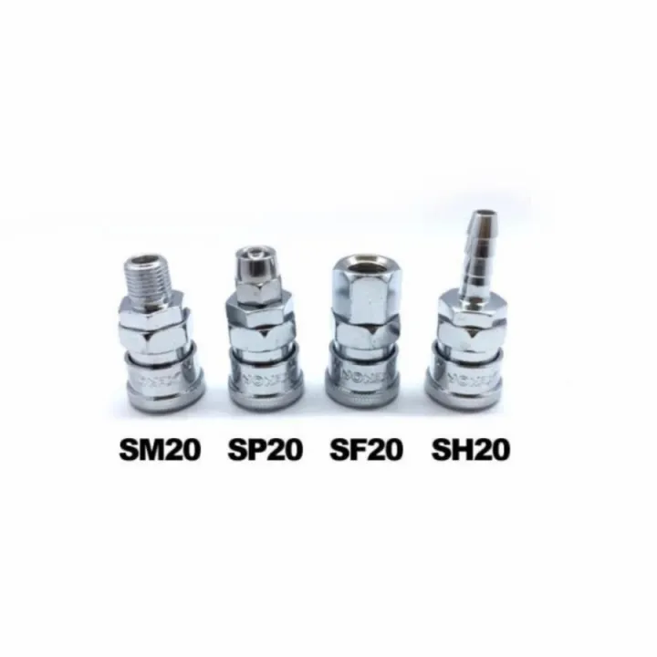 COUPLER FEMALE KOPLER QUICK COUPLING SAMBUNGAN ANGIN KOMPRESOR SM SF SP ...