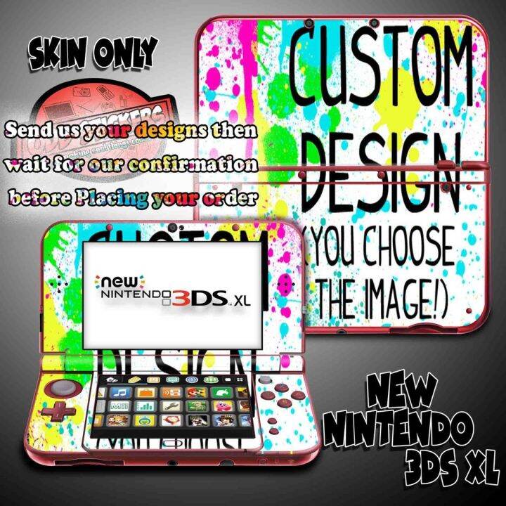 New Nintendo 3ds XL Customized Skin by Odd Stickers | Lazada PH