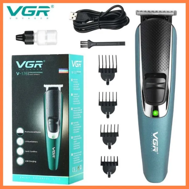 จัดส่งฟรี (มาใหม่ล่าสุด) VGR-V 176 ปัตตาเลี่ยนตัดผมไร้สาย vgr ปัตตาเล ...