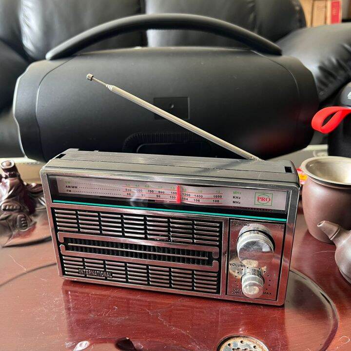 Radio Jadul Radio Portable Radio Antik AC DC FM AM Bisa Listrik atau ...