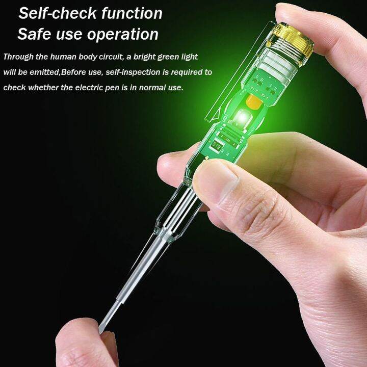 Vex Multifunction Electrician Tool Test Pencil Electrical Screwdriver Indicator Power Voltage