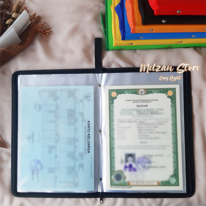 Map Dokumen Anti Air Resleting isi 40 Lembar / Map Ijazah / Map ...