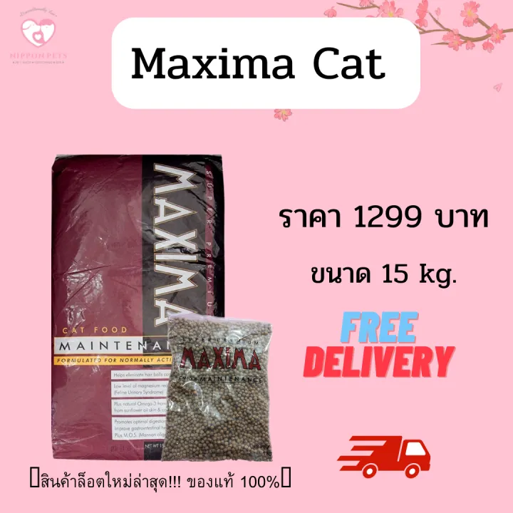 อาหารแมว ขนาด 15 กก Maxima Cat Maintenance | Lazada.co.th