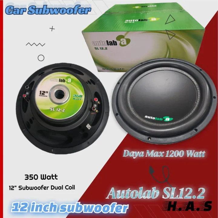 Car Subwoofer 12" Autolab Dual Coil | Lazada Indonesia